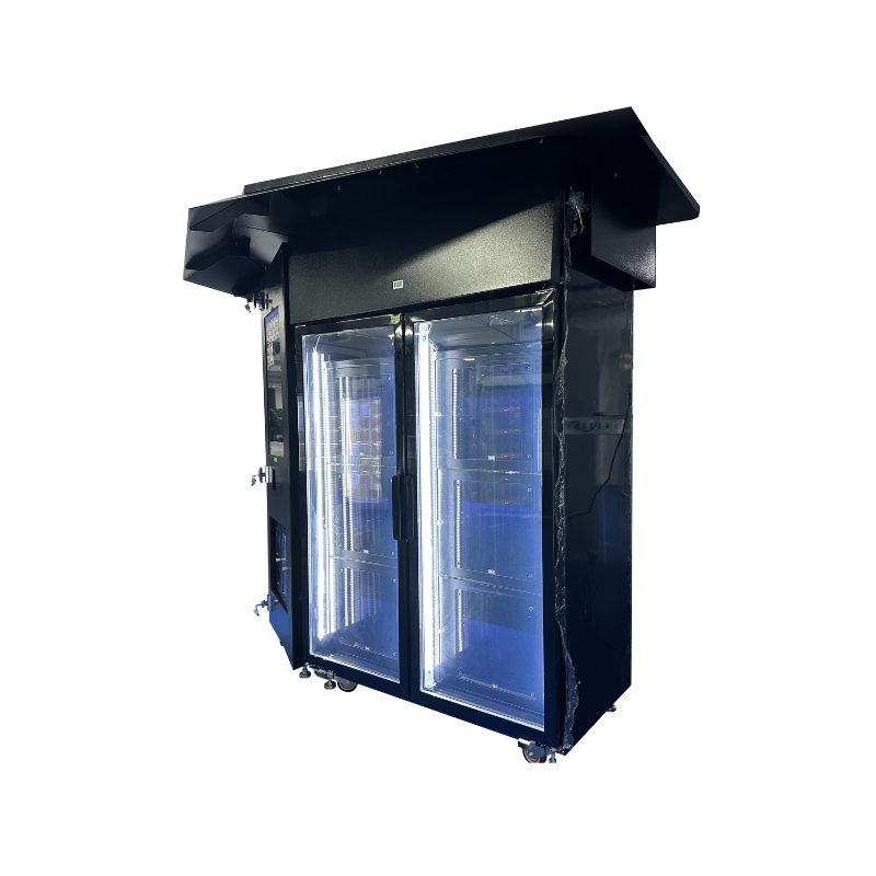 Outdoor Flower Vending Machine with Canopy